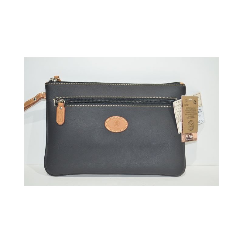 Cartera de lona y piel de El Potro de la colección Potro-base.